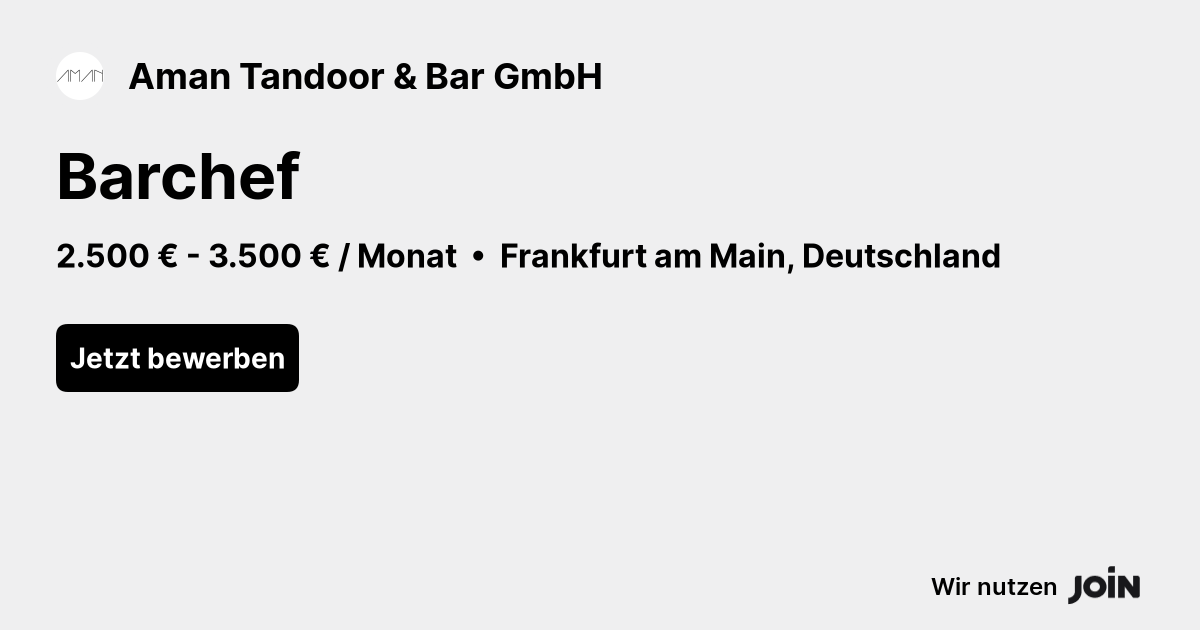 Aman Tandoor & Bar (Frankfurt am Main): Barchef