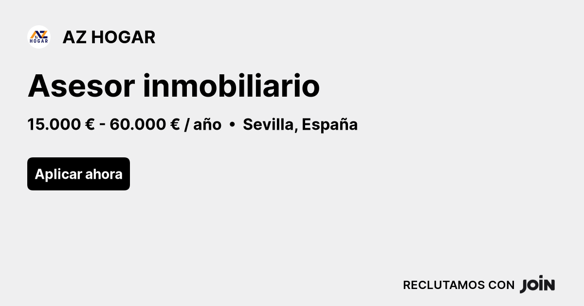 AZ HOGAR (Sevilla): Asesor inmobiliario