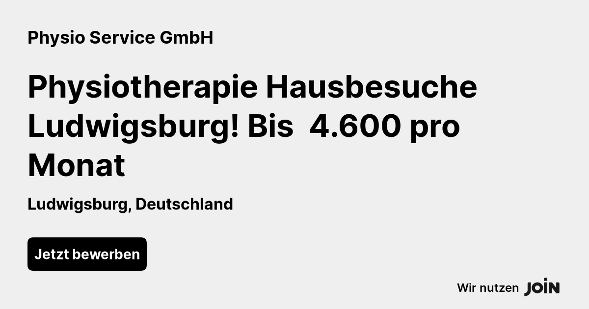 Physio Service (Ludwigsburg): Physiotherapie Hausbesuche Ludwigsburg ...