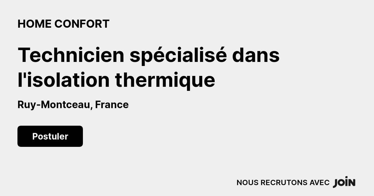 HOME CONFORT (Ruy-Montceau): Technicien spécialisé dans l'isolation thermique